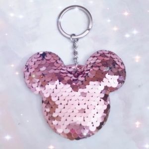 Disney Loungefly | Bags | Minnie Mouse Rose Gold Sequined Backpack ...
